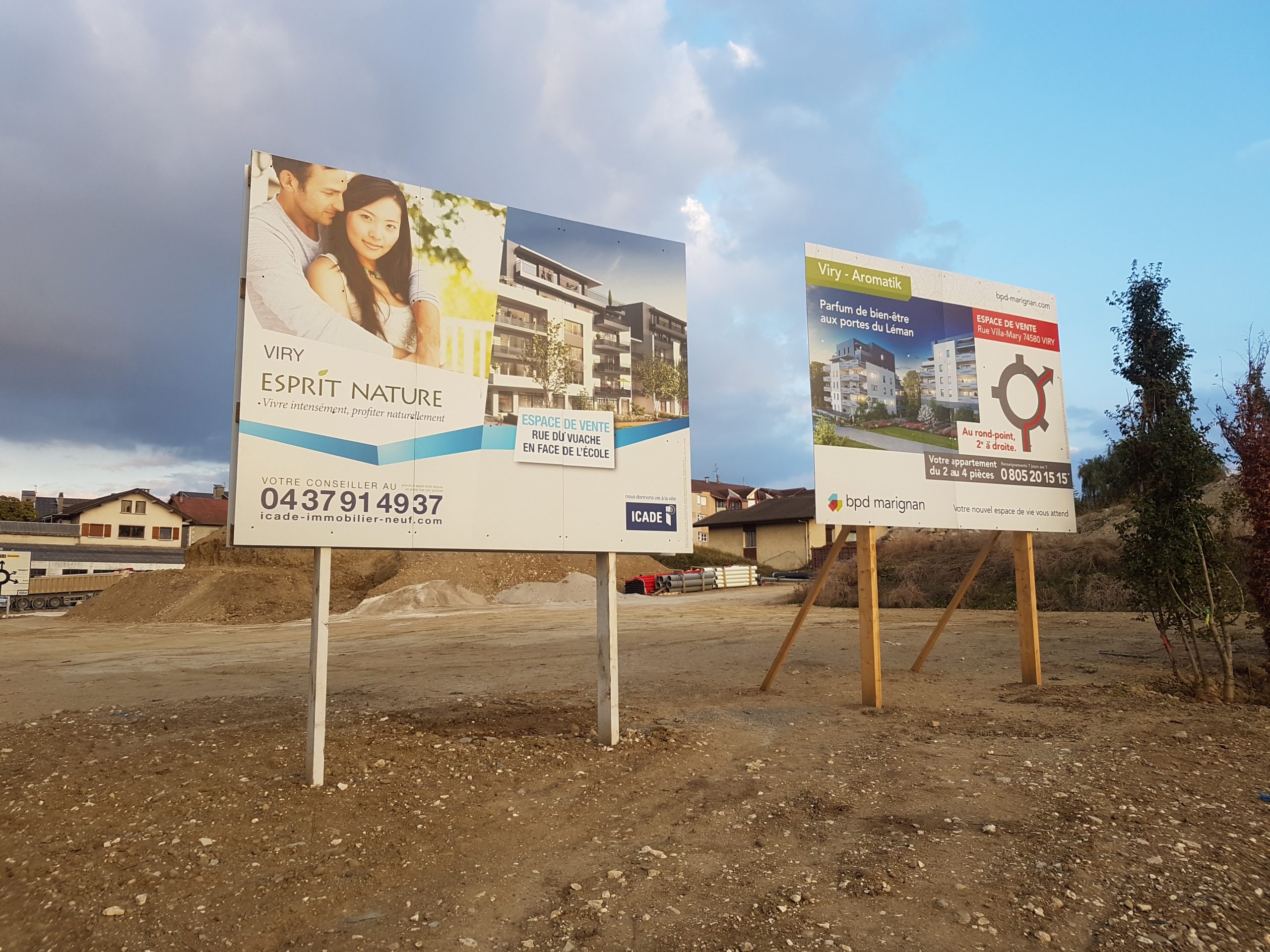 Panneaux de chantier en Akyprint | SMTK Communication