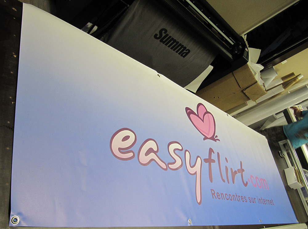 Banderole Easyflirt | SMTK Communication